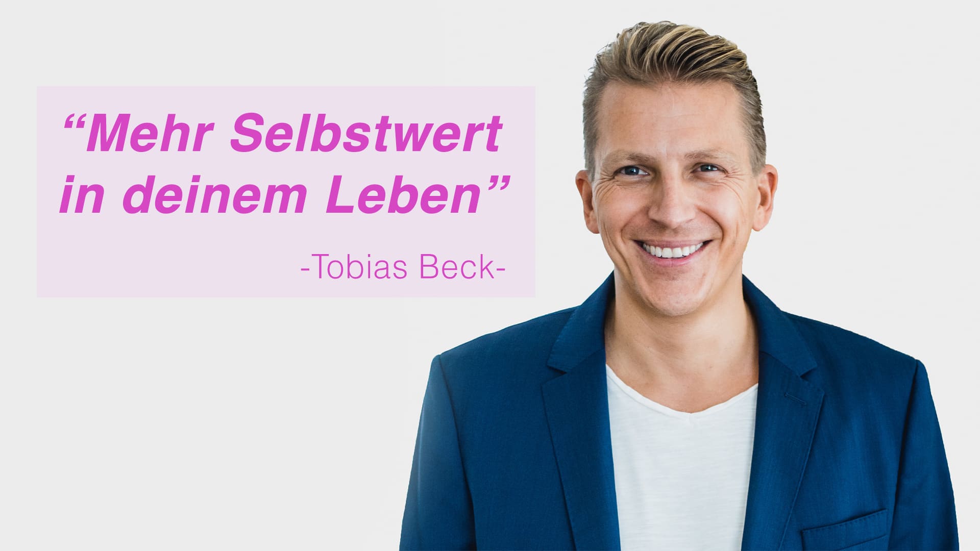 Tobias Beck - Persönlichkeitsentwicklung ist kein Event - Von Mensch zu ...